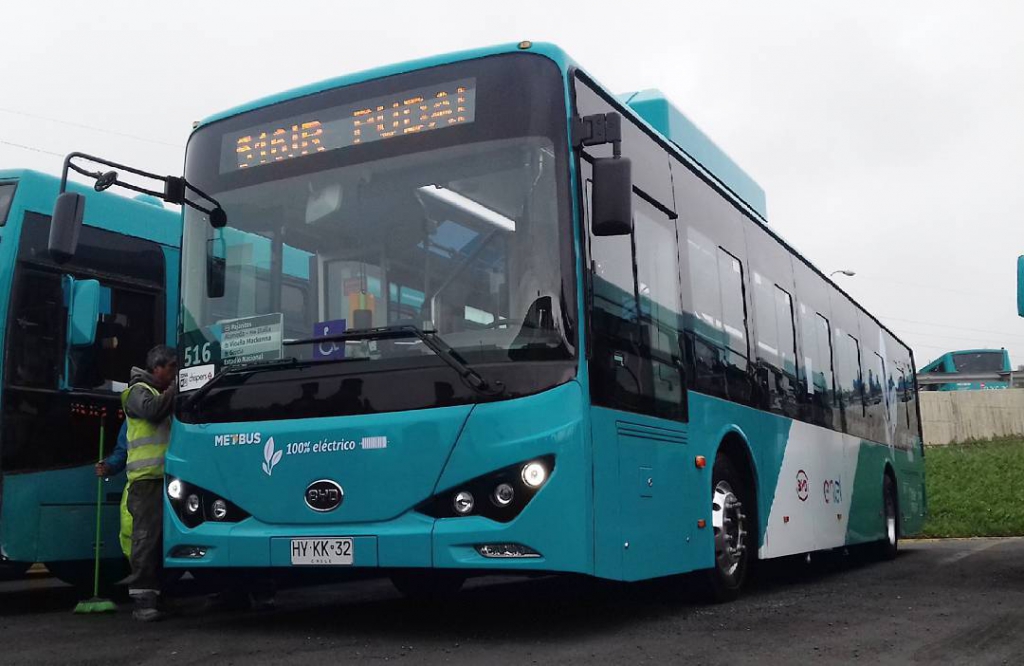 BYD will provide 100 electric buses to Santiago in Chile - Sustainable Bus