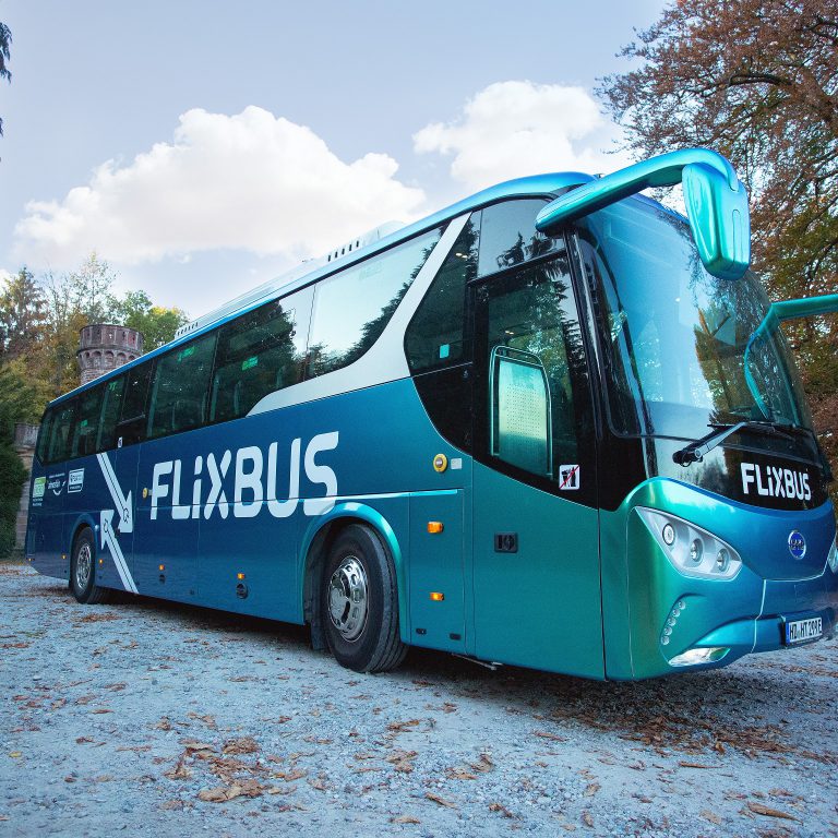 Electric Flixbus, the second zero emission coach (BYD) launched in ...
