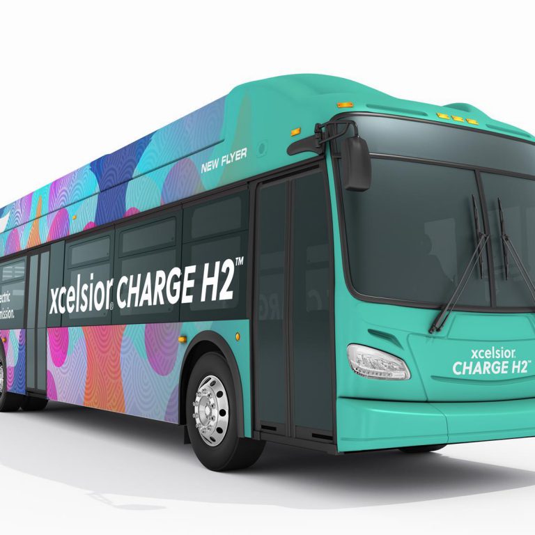 New Flyer unveils the fuel cell bus in California- Sustainable Bus