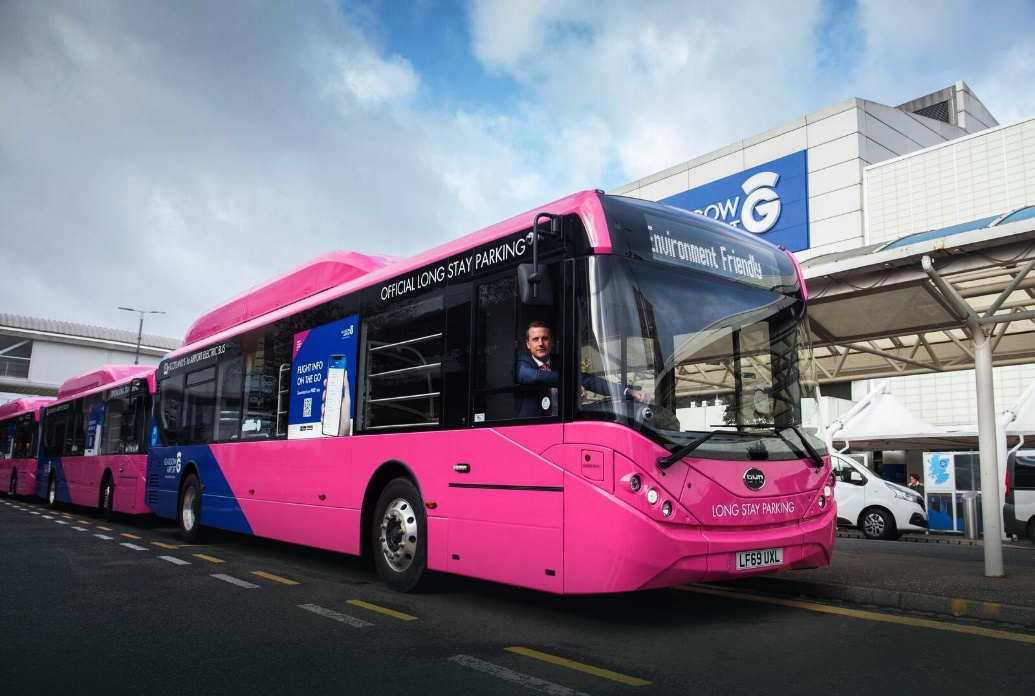 Three ADL - BYD battery buses for Glasgow Airport. And 22 deliveries to Go-Ahead London ...
