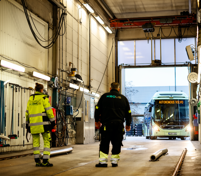 Autonomous bus technology is ready for the depot, according to Volvo ...