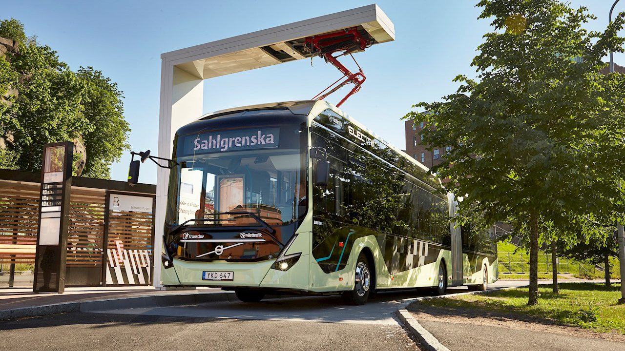 21 ABB pantograph chargers for the Volvo e-bus fleet in Gothenburg ...