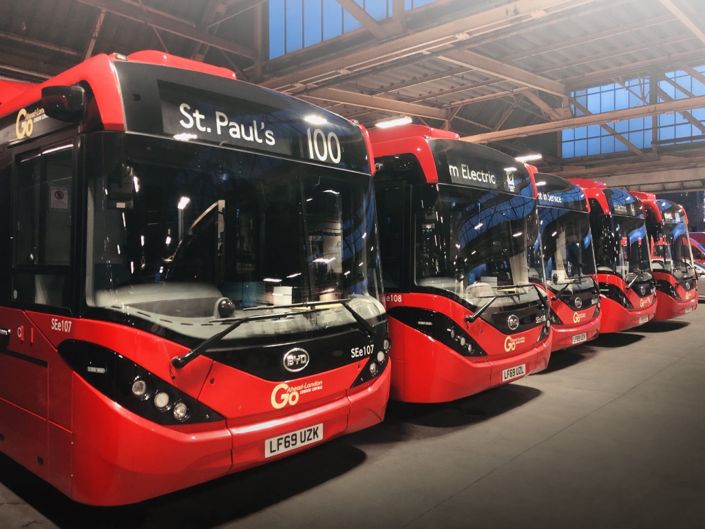 Go-Ahead London rolls out the 100th Enviro200EV. It's the first time ... Go-Ahead London rolls out the 100th Enviro200EV. It's the first time ...