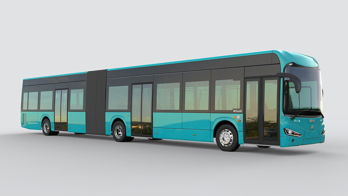 Irizar e-mobility places 9 articulated ie bus in Frankfurt ...