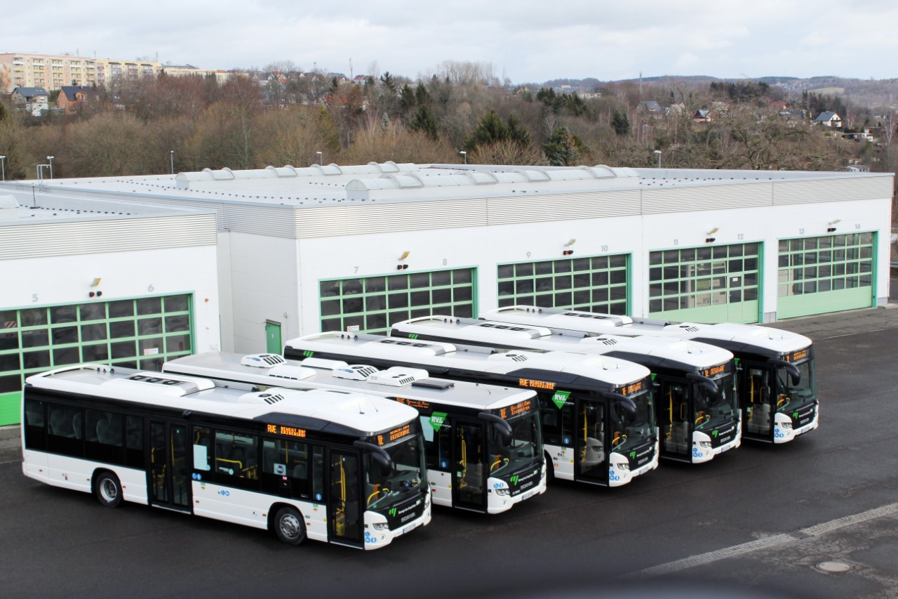 Hybrid buses from Scania to Germany. For the first time, in Erzgebirge ...