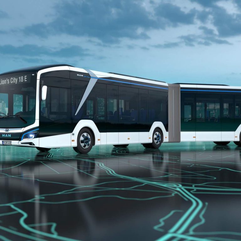MAN Lion’s City 18 E, series production in 2021. With 640 kWh battery