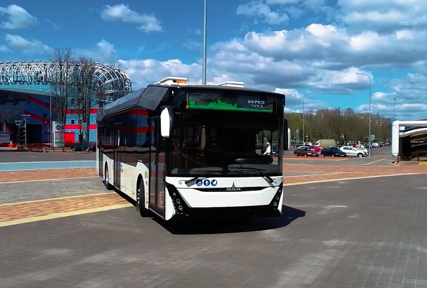 MAZ in Belarus launches its first electric bus 303E10 - Sustainable Bus