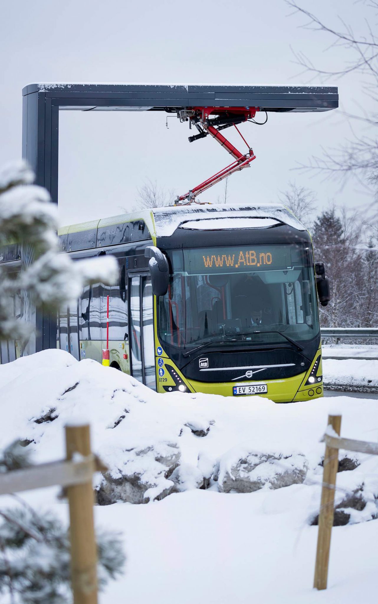 Electric buses north of the Arctic Circle. A landmark order for Volvo
