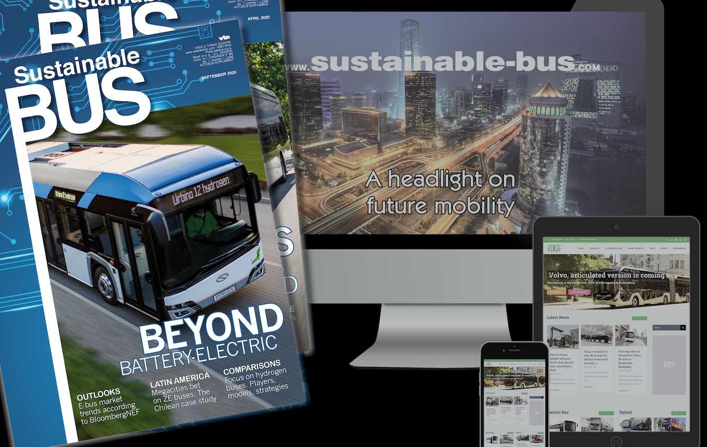 Sustainable Bus magazine #2, the new issue. Battery-electric and... beyond