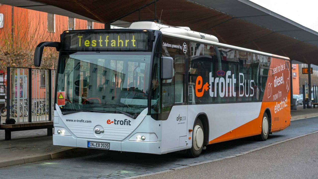 e-troFit plans 8,000 buses to be converted to electric drives until 2030