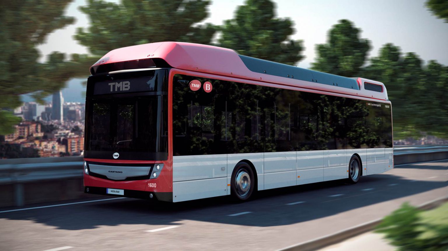 TMB-CaetanoBus, the hydrogen bus contract has been signed. 8 vehicles ...