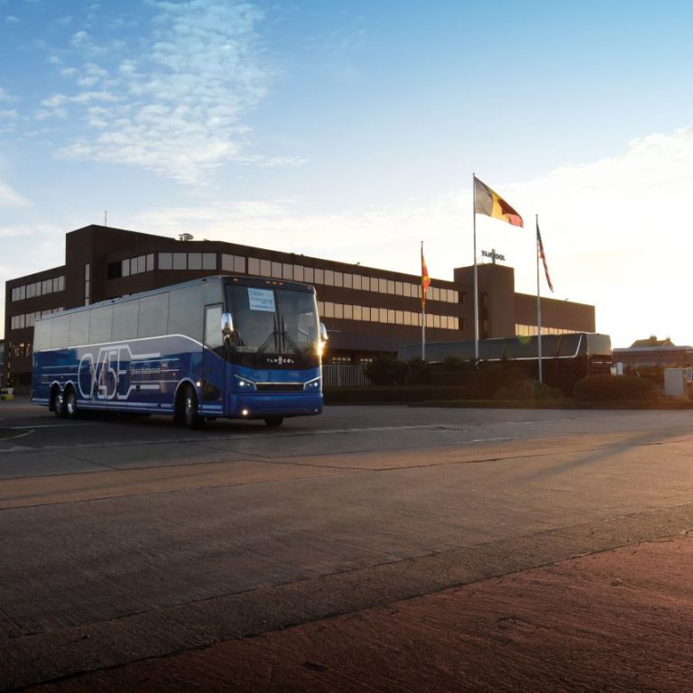 Van Hool electric coach is reality. The first unit of the CX45E shipped ...