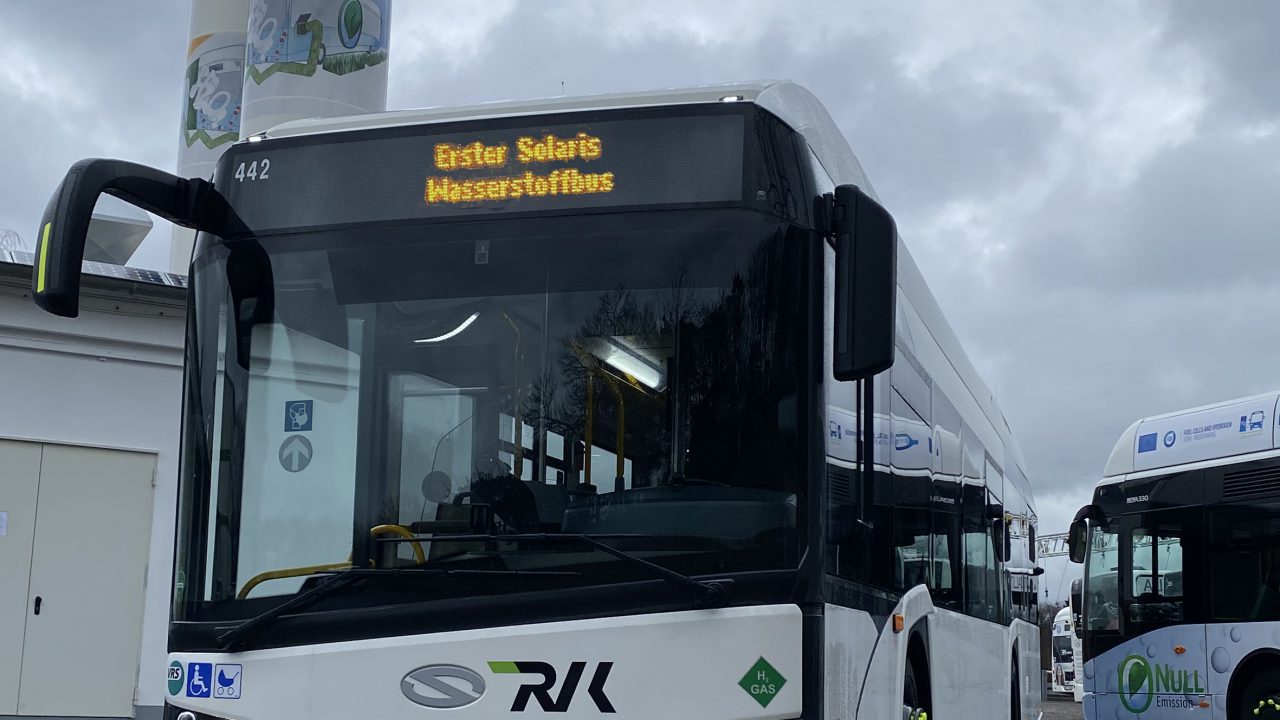 Cologne, the first fuel cell bus from Solaris reaches RVK's depots