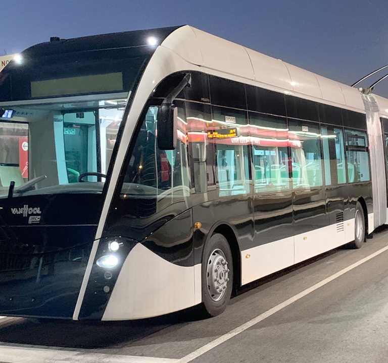 Six Van Hool battery-electric trolleybuses headed to Pescara (Italy ...