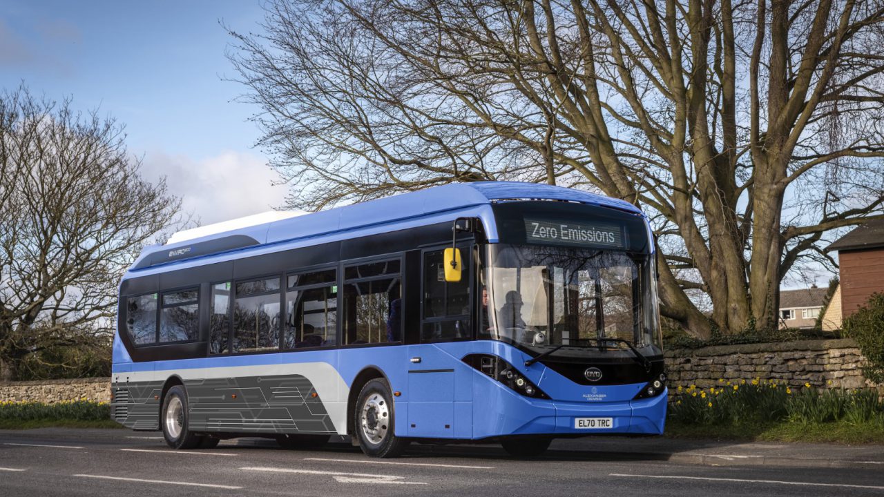First Bus has ordered 22 BYD ADL Enviro200EV for Glasgow