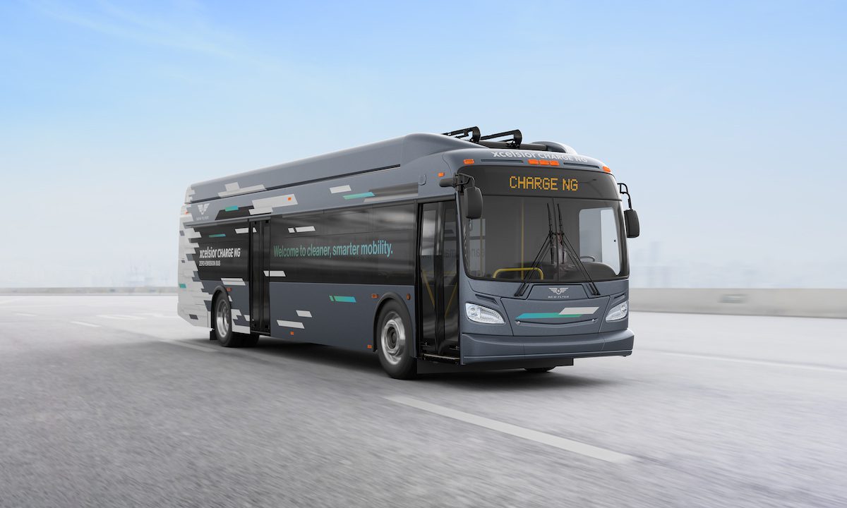 New Flyer unveils its new generation electric bus range Xcelsior CHARGE NG