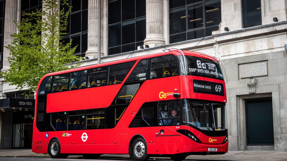 BYD ADL delivered in London the 500th electric bus from the Enviro EV ...