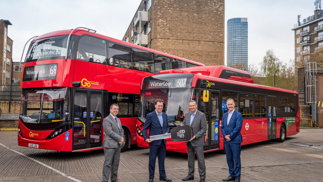 BYD ADL delivered in London the 500th electric bus from the Enviro EV ...