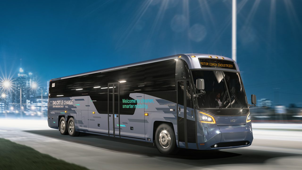 NFI group: the fourth e-bus launch in 2021. MCI unveils the electric commuter coach D45 CRT LE ...