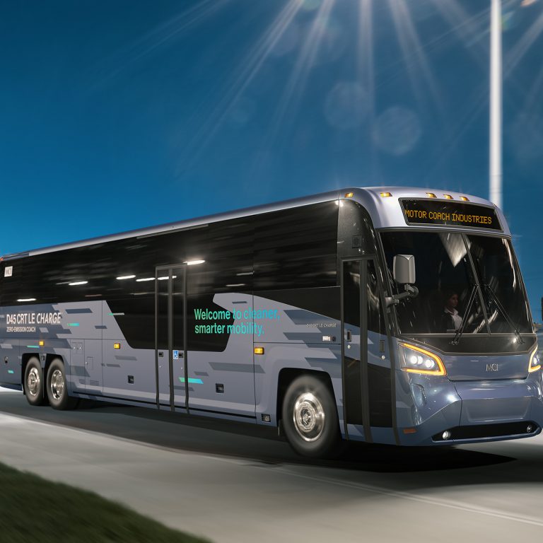 NFI group: the fourth e-bus launch in 2021. MCI unveils the electric commuter coach D45 CRT LE ...