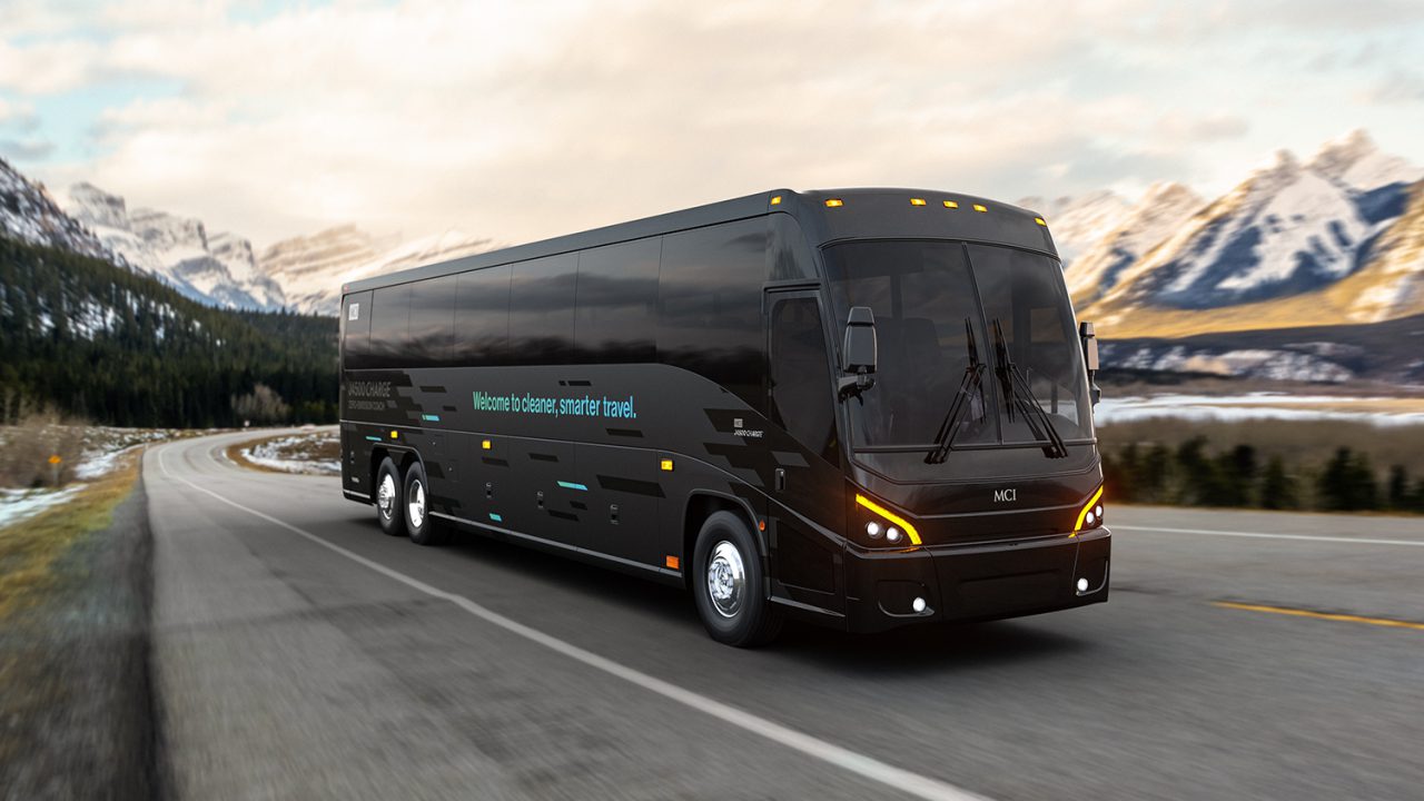 MCI J4500 CHARGE: a luxury electric coach ready for North America ...