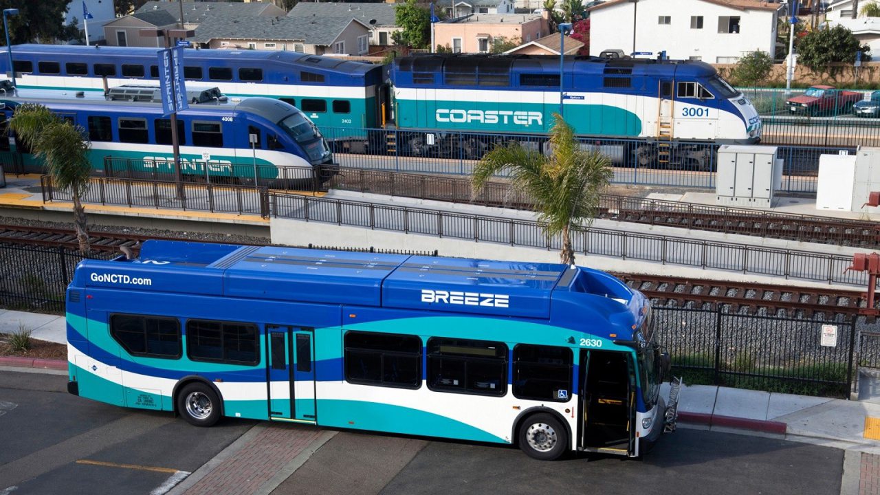 CNG buses from New Flyer in California. A follow up order by NCTD