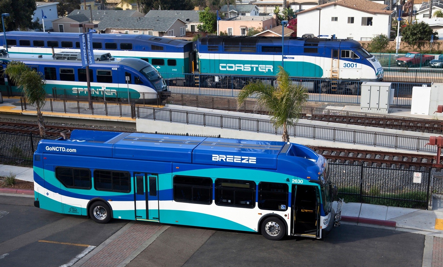 CNG buses from New Flyer in California. A follow up order by NCTD