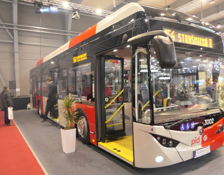 Škoda Transportation Group introduced a new electric bus for Prague