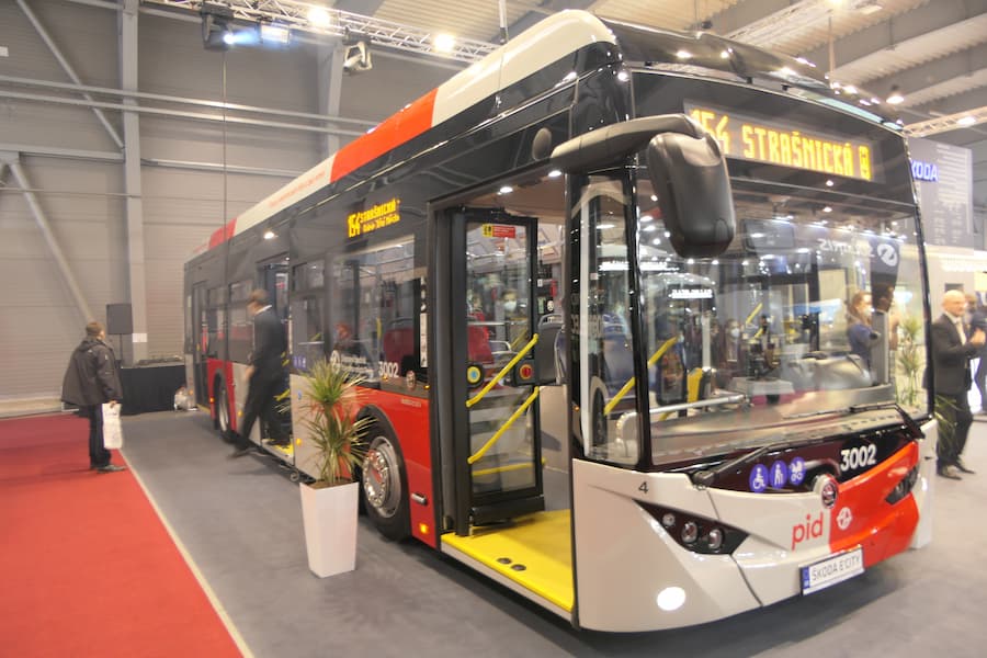 Škoda Transportation Group introduced a new electric bus for Prague