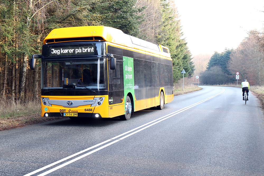CaetanoBus delivered the first H2.City Gold to operator Nobina in Denmark
