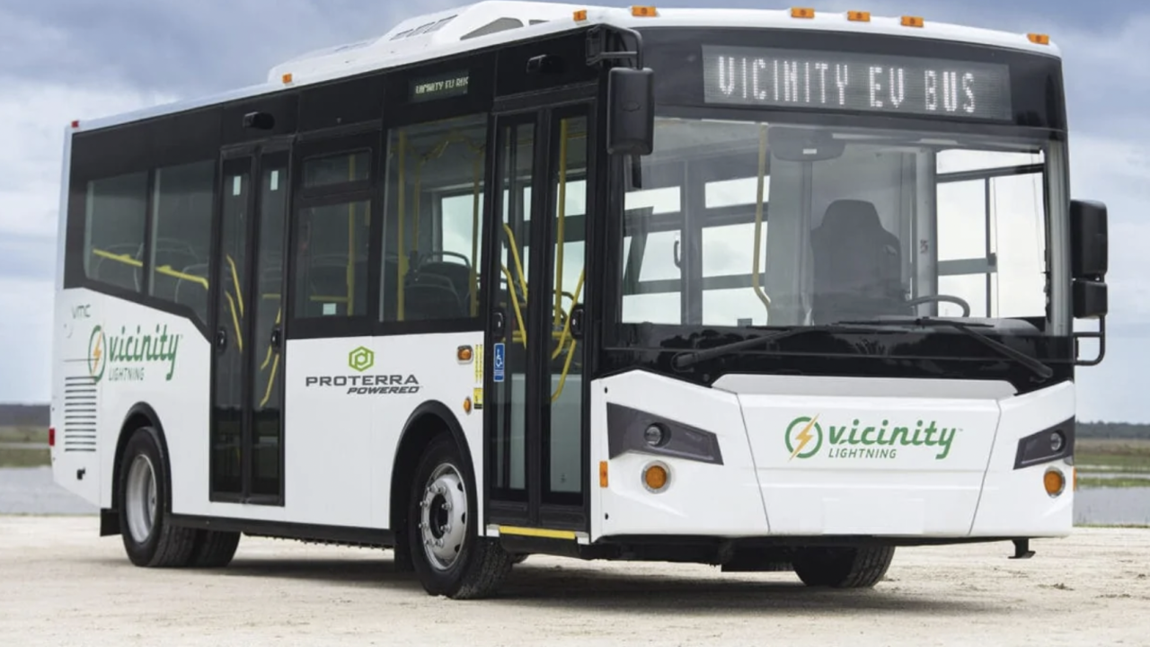 Vicinity electric transit bus to be powered with Proterra's battery ...