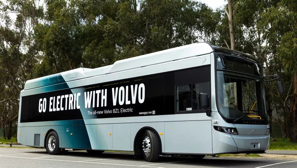 Volvo sent its 200,000 bus chassis (new BZL range) from Borås to Perth ...