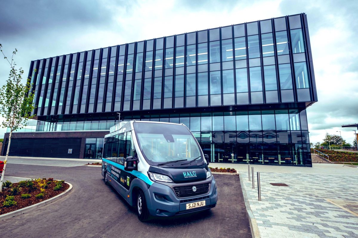 Mellor delivers a Orion E electric bus for HALO Kilmarnock in the UK