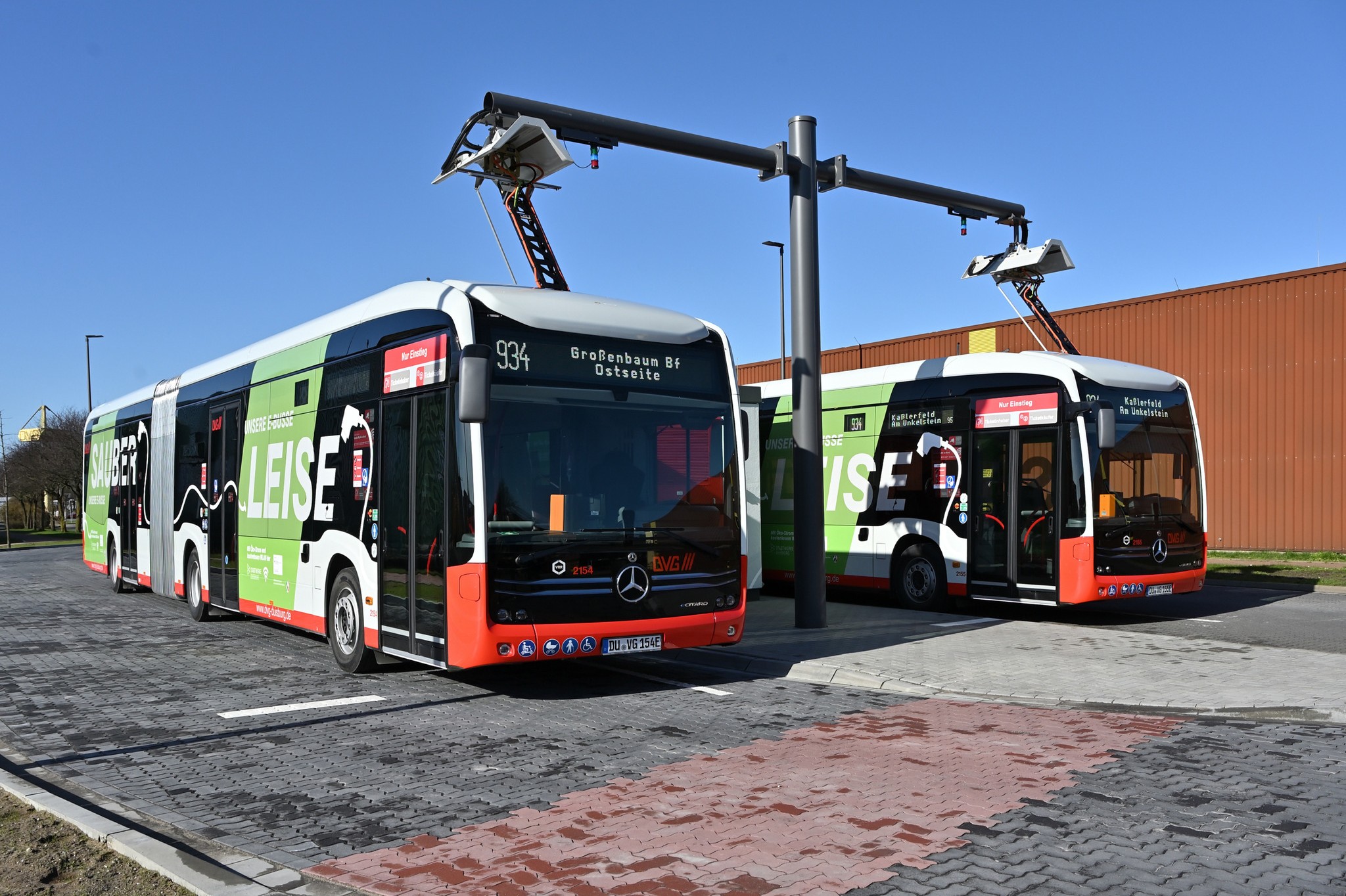 DVG rolls out seven eCitaro electric buses in Duisburg - Sustainable Bus