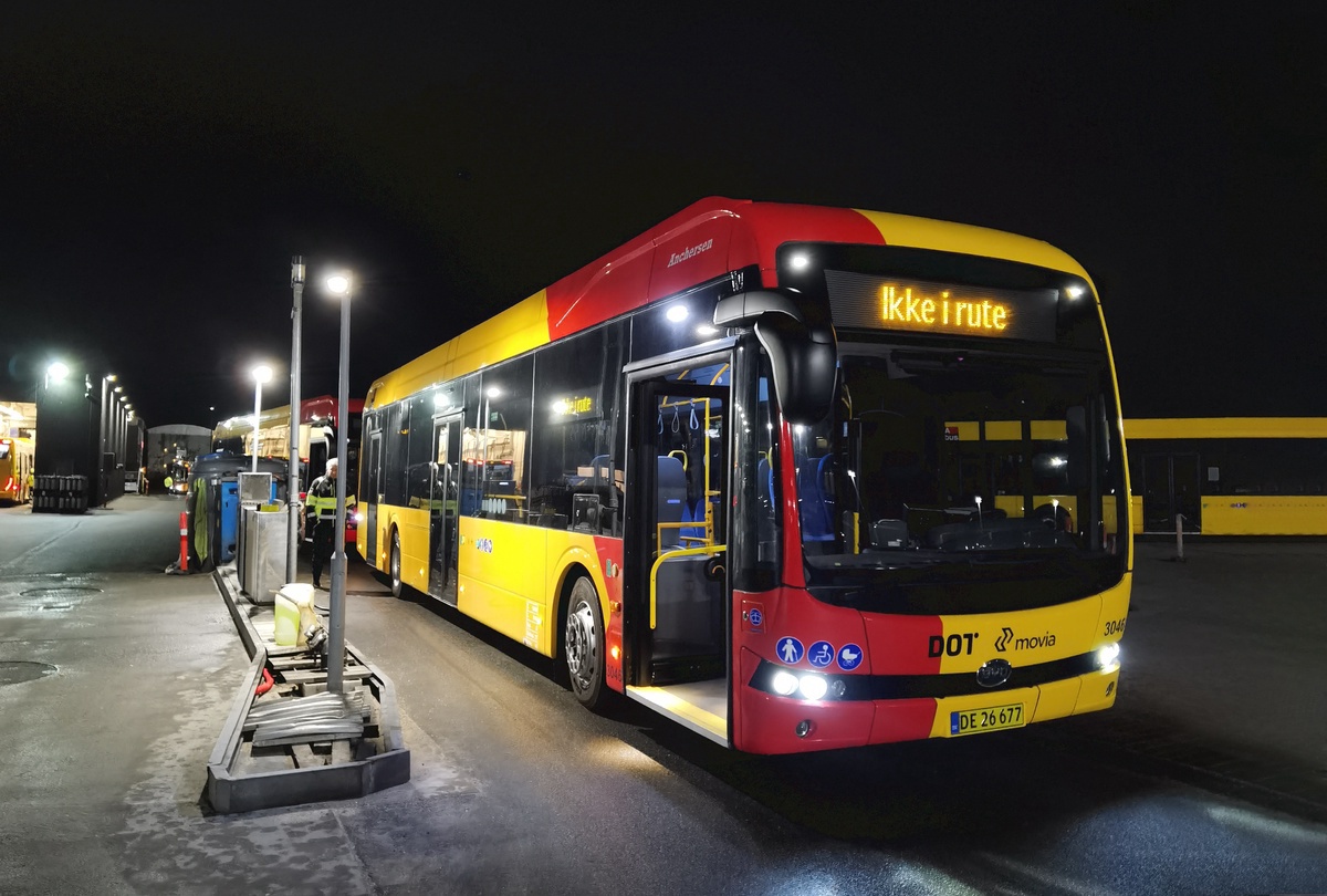 21 13-meter e-buses supplied by BYD in Copenhagen (Anchersen - Movia)