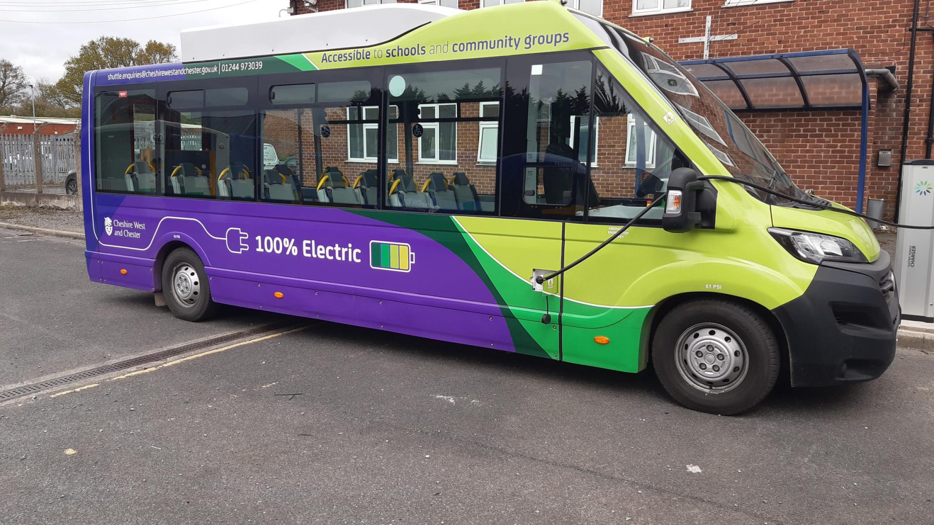 Cheshire (UK) adds a Mellor Orion E electric minibus to its fleet ...