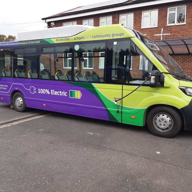 Cheshire (UK) adds a Mellor Orion E electric minibus to its fleet ...