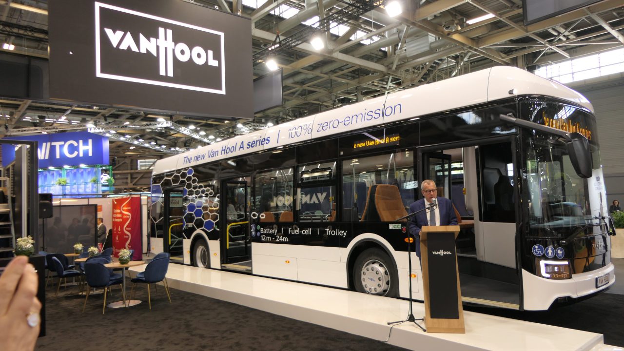 Van Hool new A range launched. Zero emissions powertrains only!