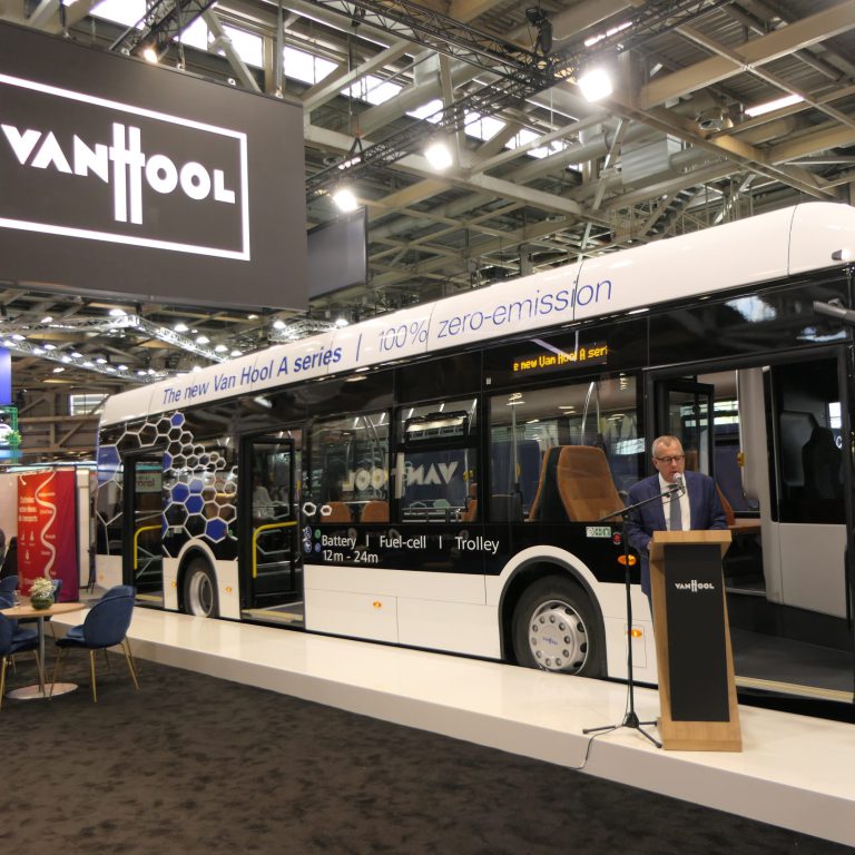 Van Hool new A range launched. Zero emissions powertrains only!