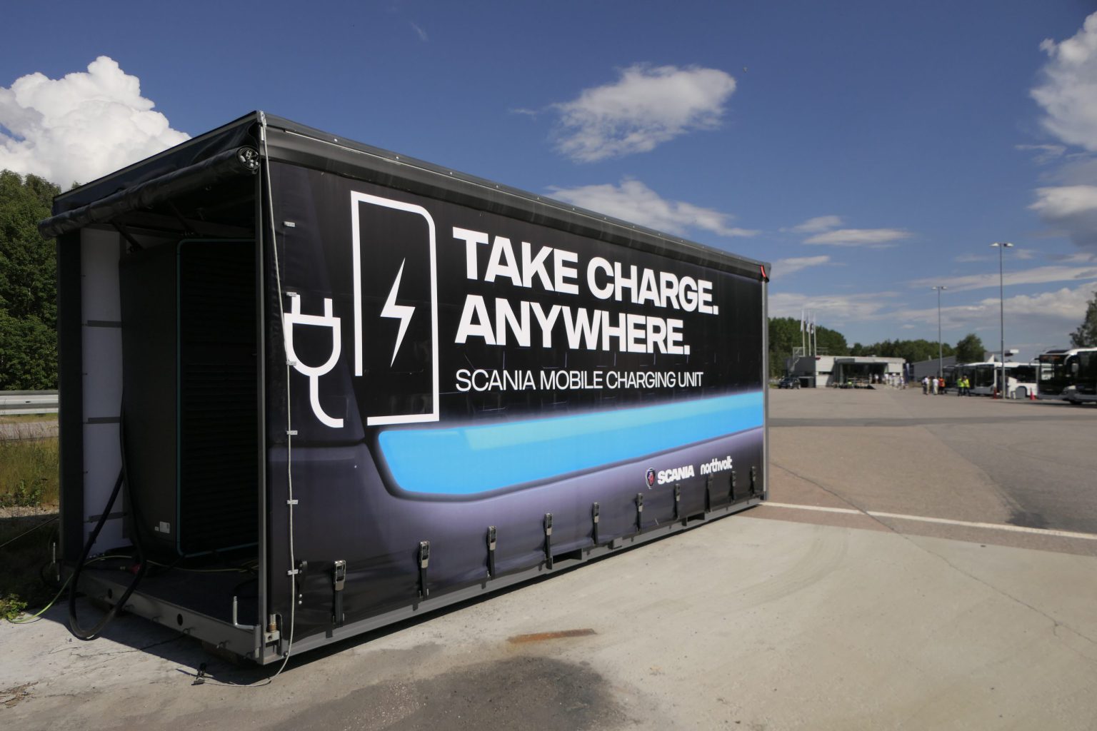 Scania Citywide fully electric presented to the press in Södertälje ...