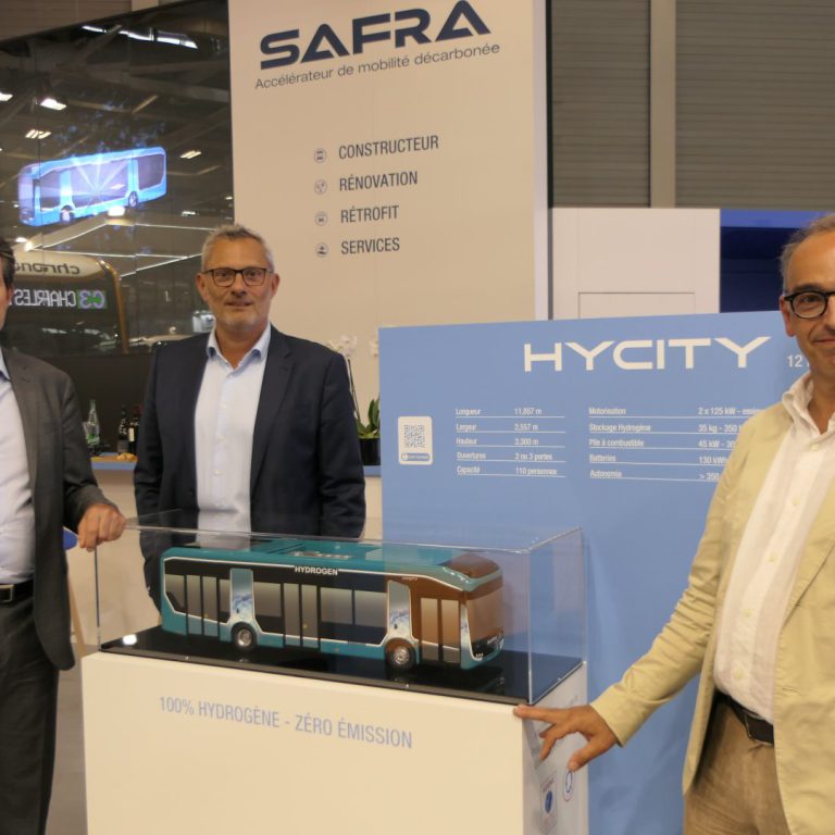 Safra unveils its new hydrogen bus: ladies and gentlemen, here is the ...