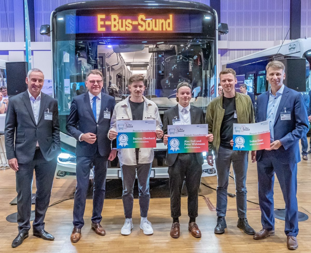 VDV e-bus sound installed on a bus for the first time - Sustainable Bus