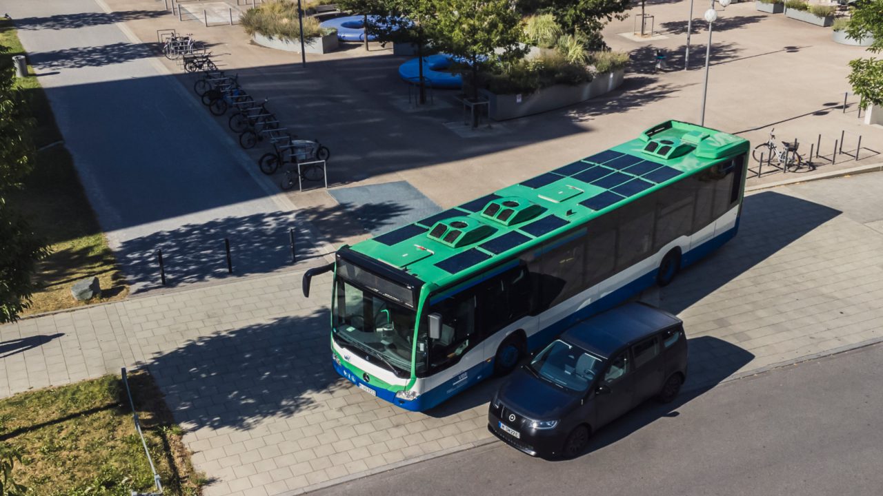 The retrofit Solar Bus Kit by Sono Motors aims to reduce bus fleet ...