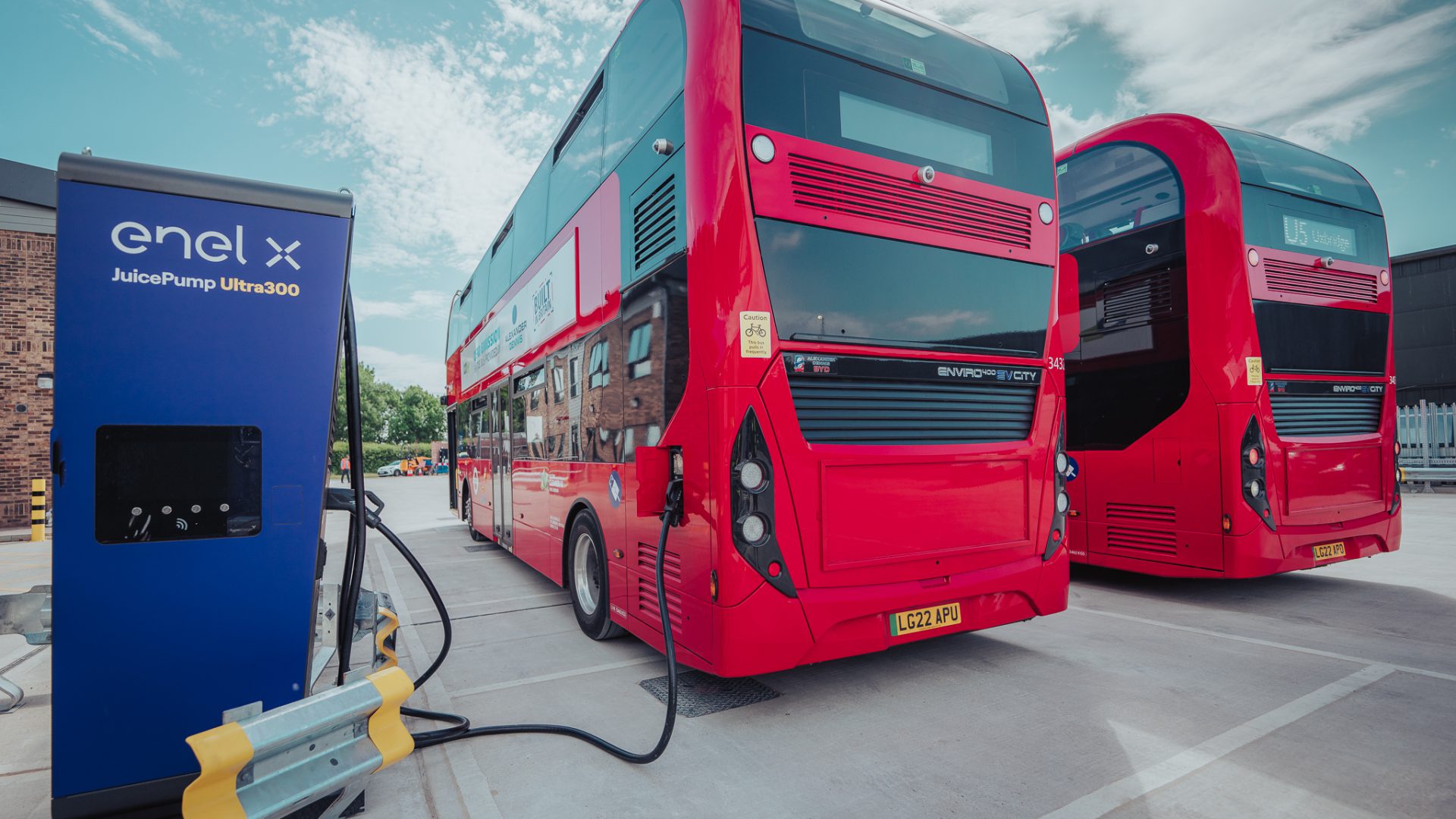 First e-bus project delivered by Enel X UK. New depot established in ...