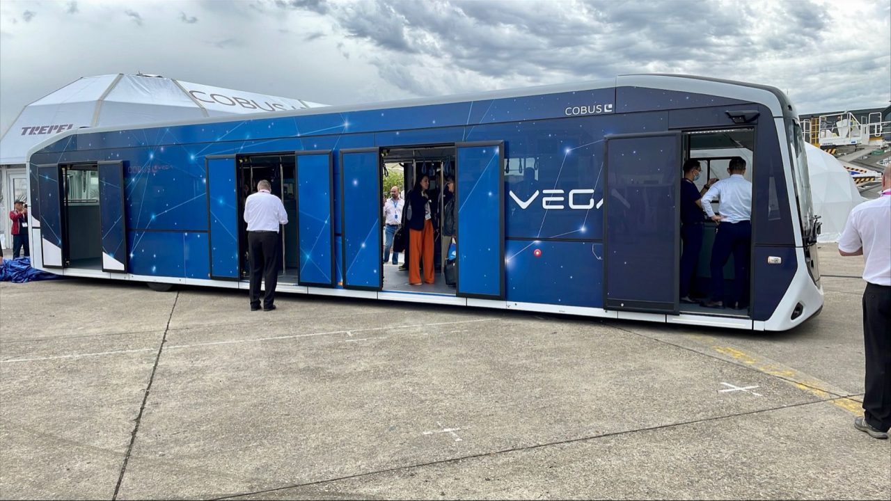 COBUS VEGA electric airport bus launched at GSE Expo Europe
