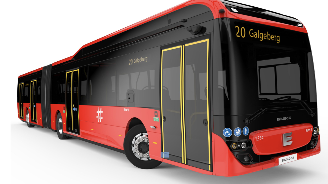 Nobina will operate 76 Ebusco 3.0 e-buses in Oslo. Delivery in 2023