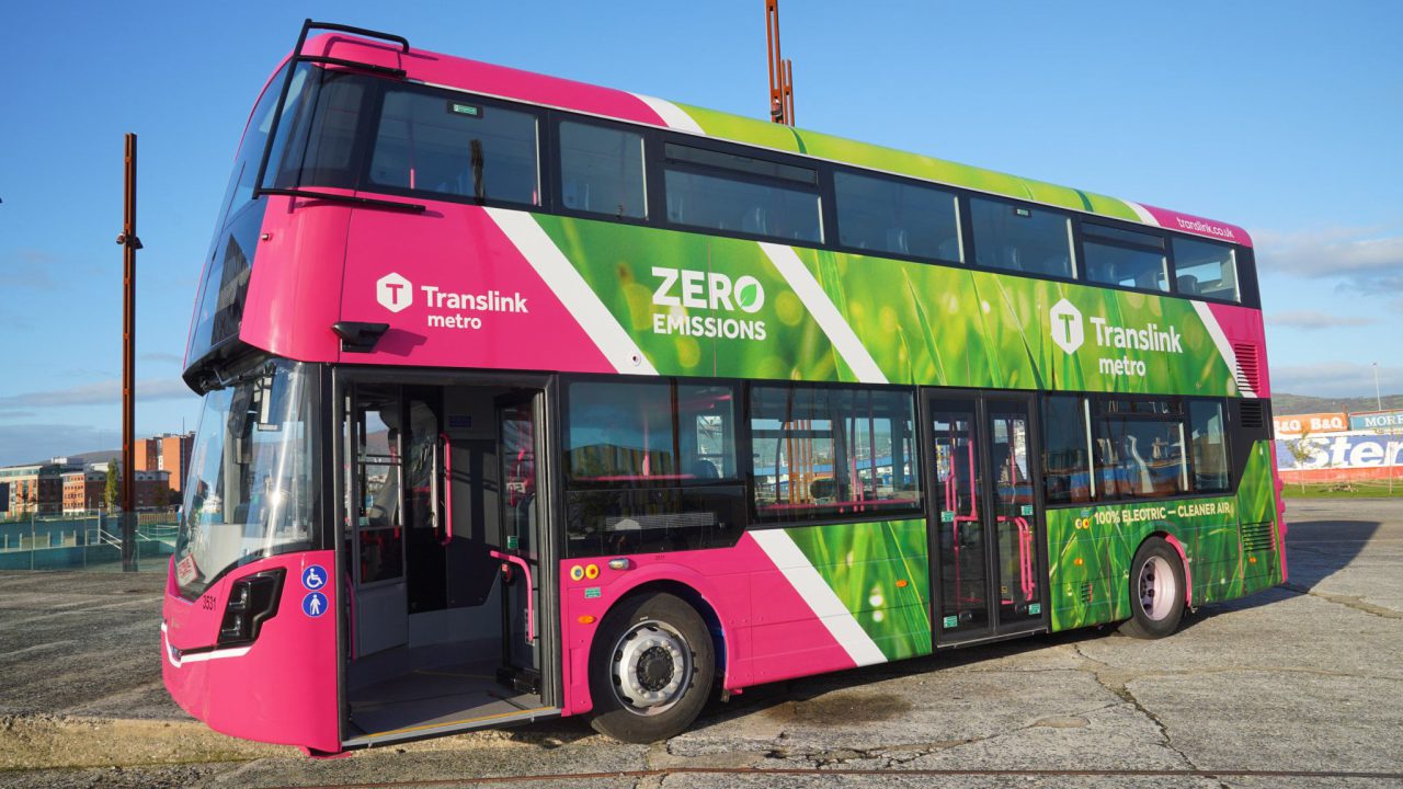 Translink signs contract with Wrightbus for 100 new zero emission buses