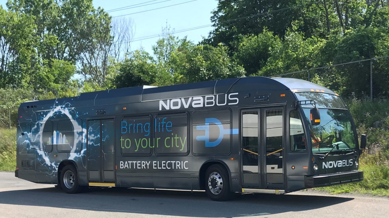 Nova Bus delivers its first LFSe+ e-bus in the United States in Milwaukee