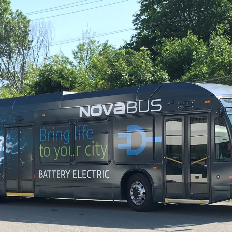 Nova Bus delivers its first LFSe+ e-bus in the United States in Milwaukee
