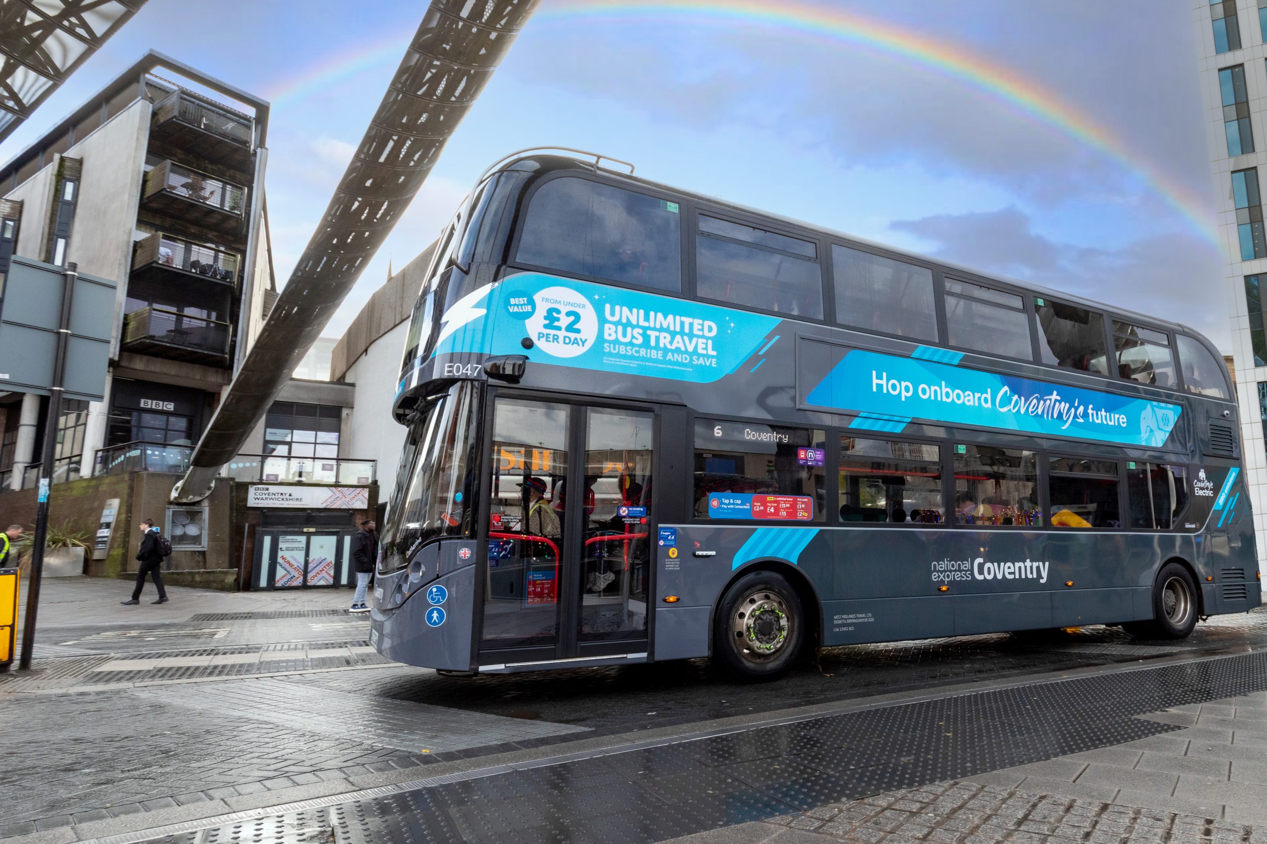 First 50 E buses Are Operating In Coventry On The Way To The